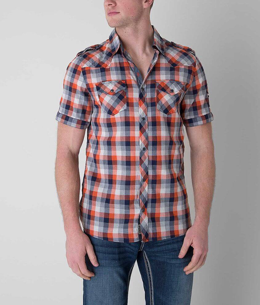 Buffalo Saban Shirt - Men's Shirts in Redwood Combo | Buckle