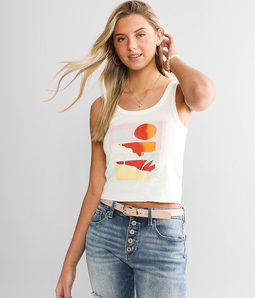 Billabong Love Street Cropped Tank Top - Women's Tank Tops in Salt ...