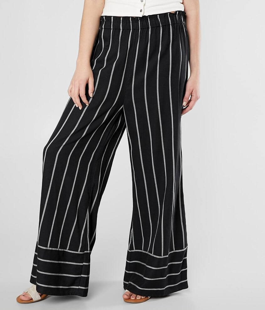 Billabong Flip Out Wide Leg Pant - Women's Pants in Black | Buckle
