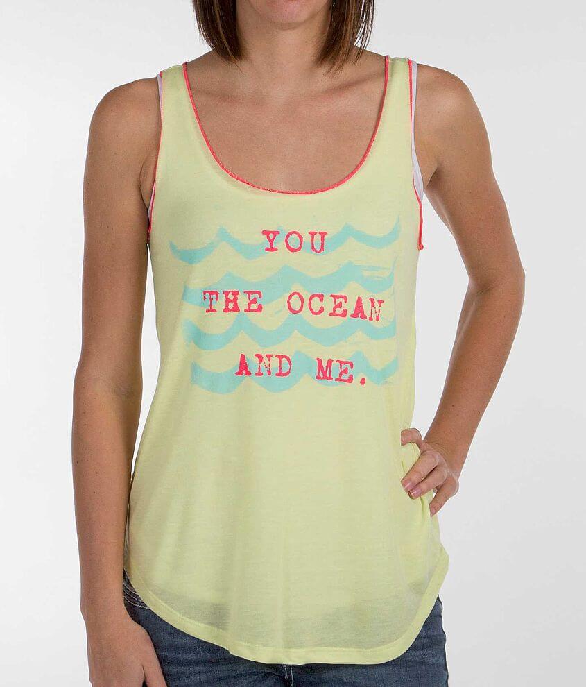 Billabong Clouds Above Tank Top - Women's Tank Tops in Lemon Zest | Buckle