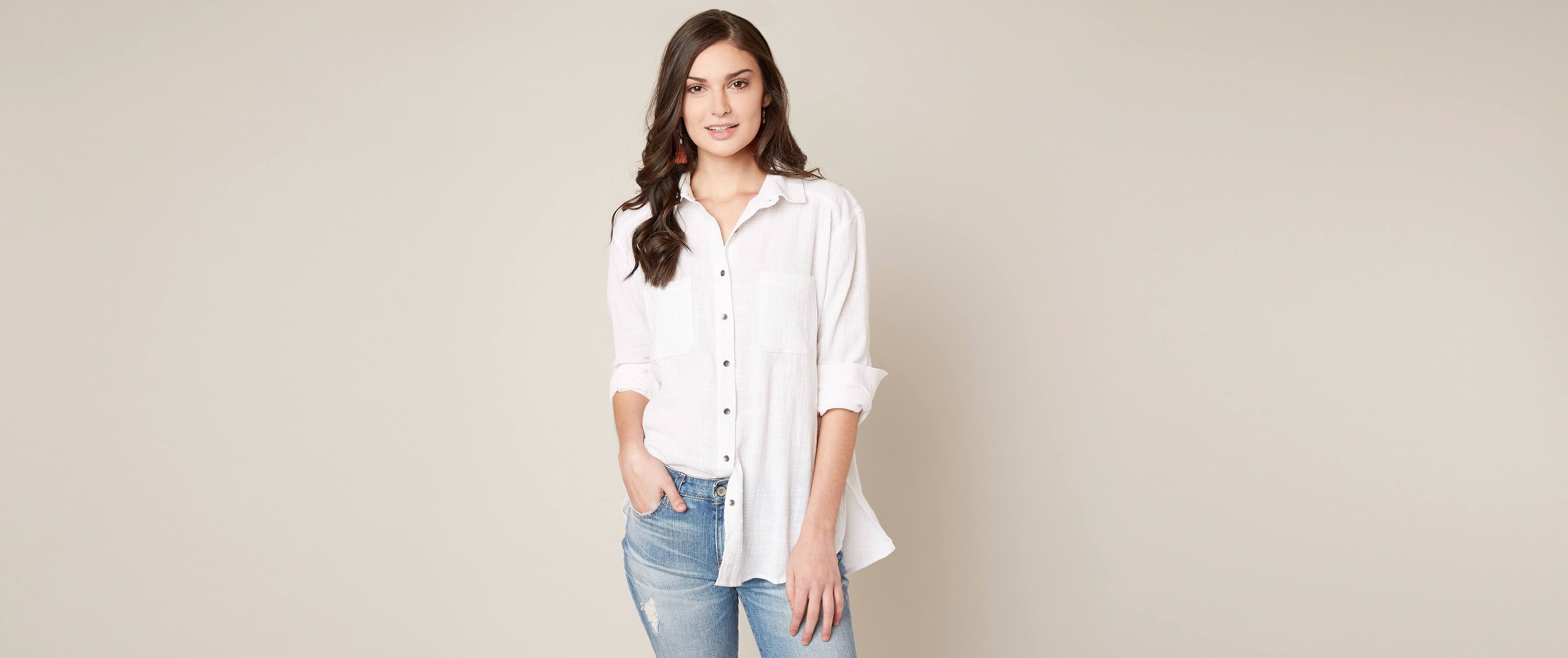 Billabong Easy Moves Shirt - Women's Shirts/Blouses in Cool Whip | Buckle