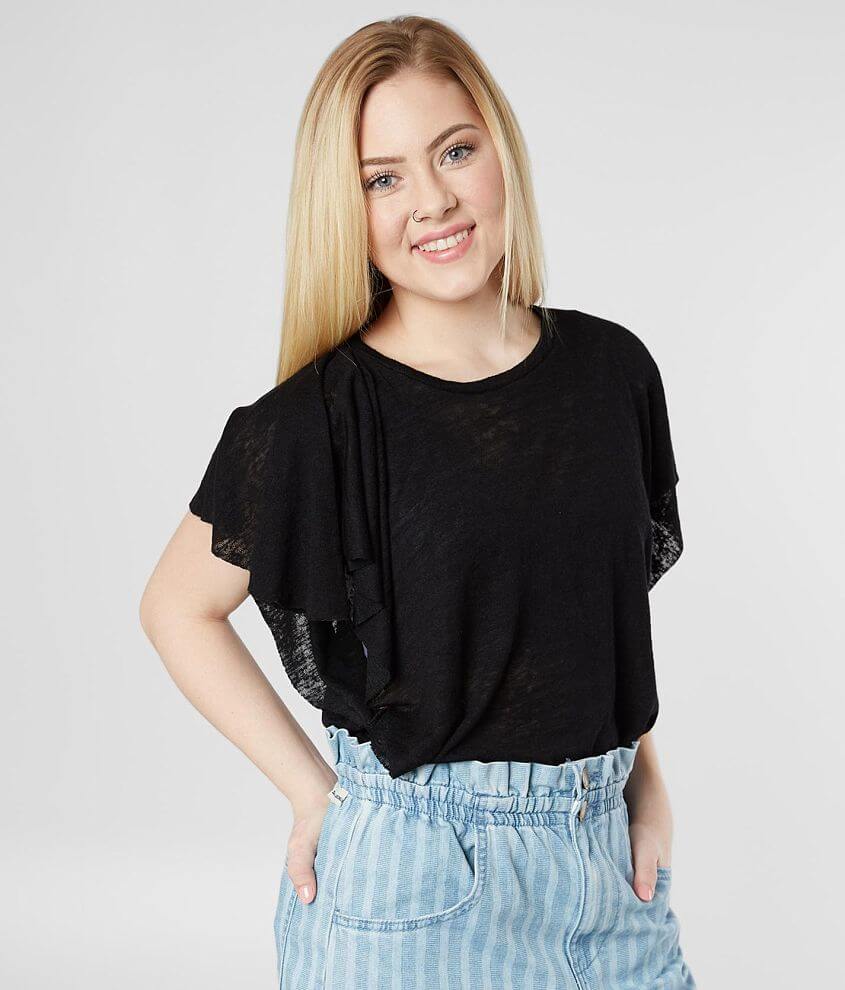 Billabong Out For Waves Top - Women's Shirts/Blouses in Pebble Black ...