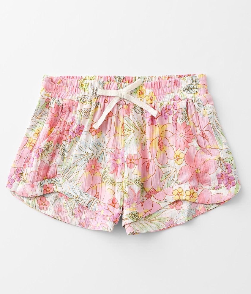 Girls Billabong Mad For You Short Girls Shorts In Salt Crystal Buckle