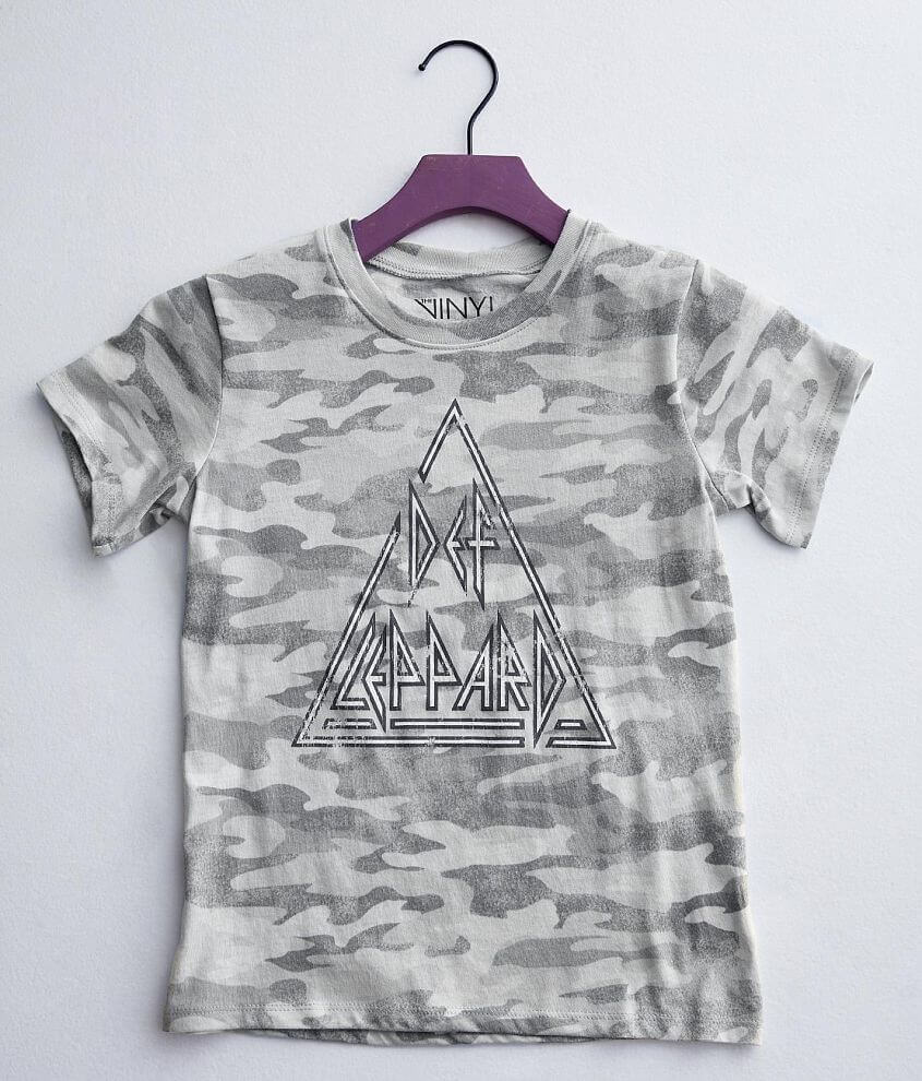 Girls - The Vinyl Icons Def Leppard Band T-Shirt - Girl's T-Shirts in ...