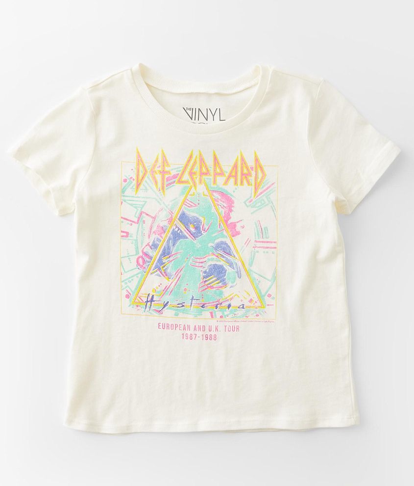 Girls - The Vinyl Icons Def Leppard Band T-Shirt - Girl's T-Shirts in ...