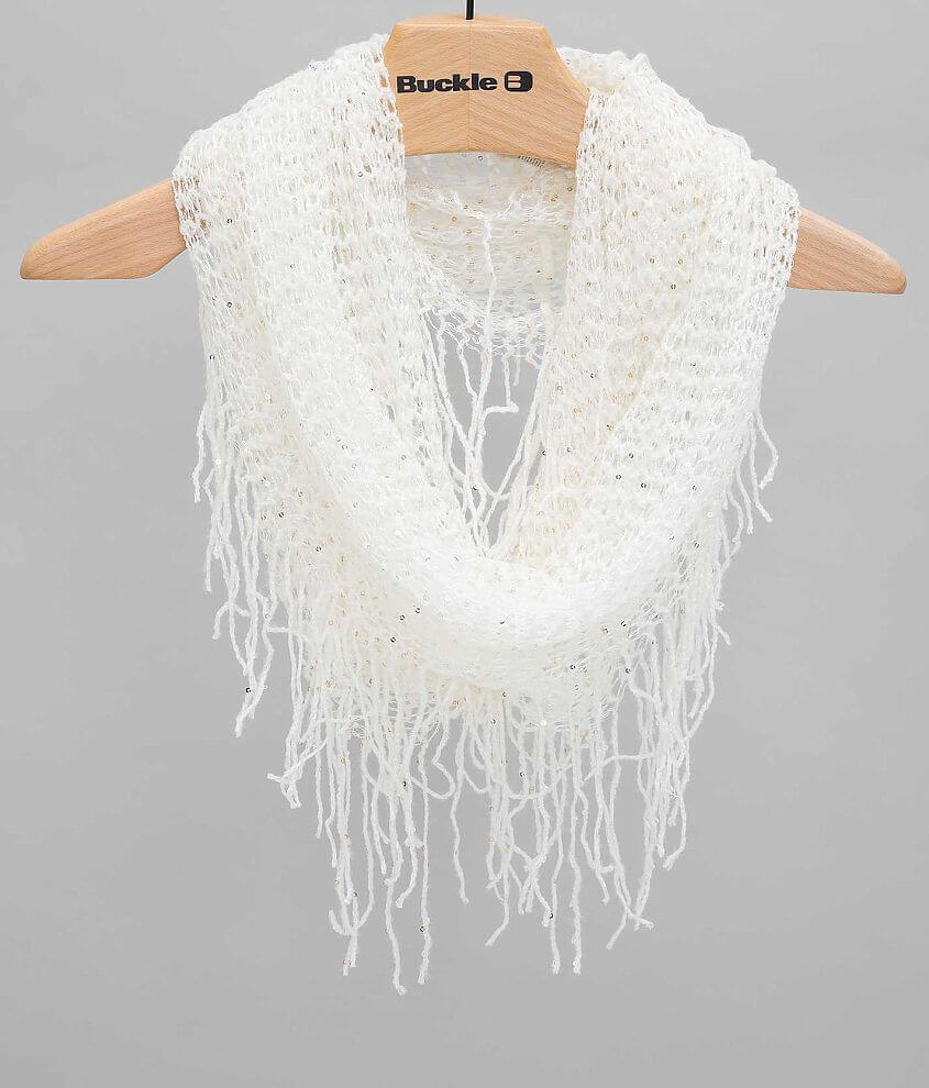Capelli of New York Sequin Scarf - Women's Scarves in Ivory | Buckle