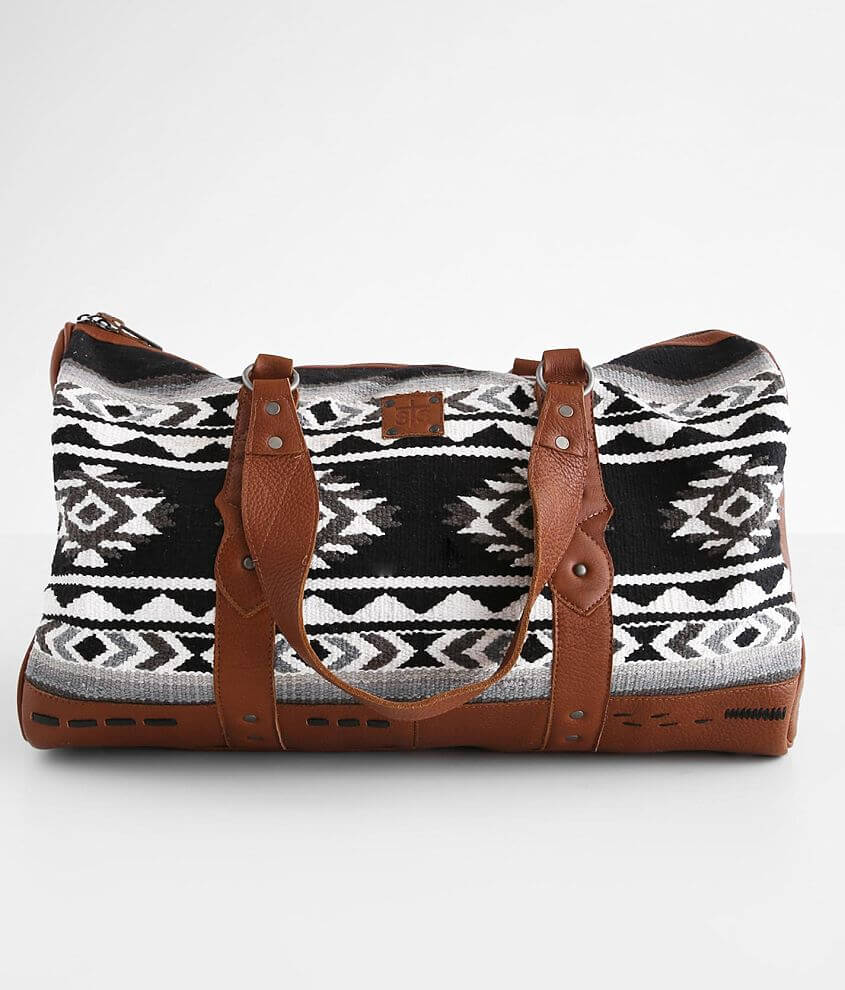 STS Cholua Leather Duffle Bag - Women's Bags in Black White | Buckle