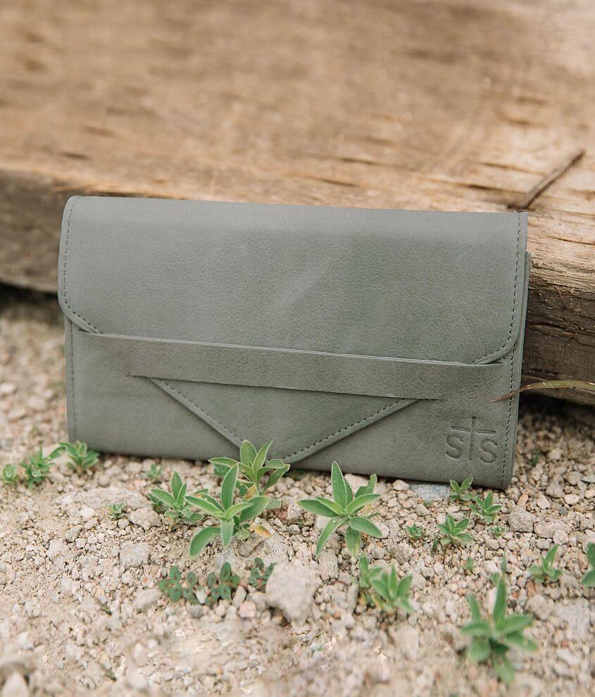 STS Silo Leather Wallet - Women's Bags in Gray | Buckle