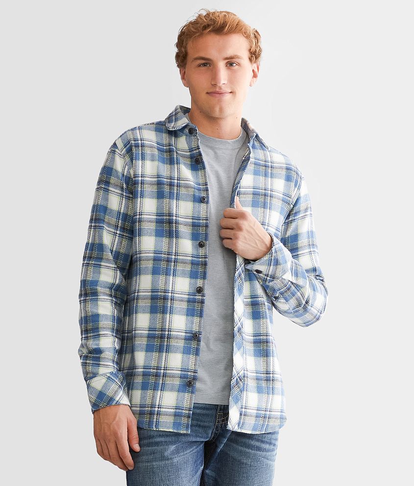 Departwest Flannel Shirt - Men's Shirts in Blue | Buckle