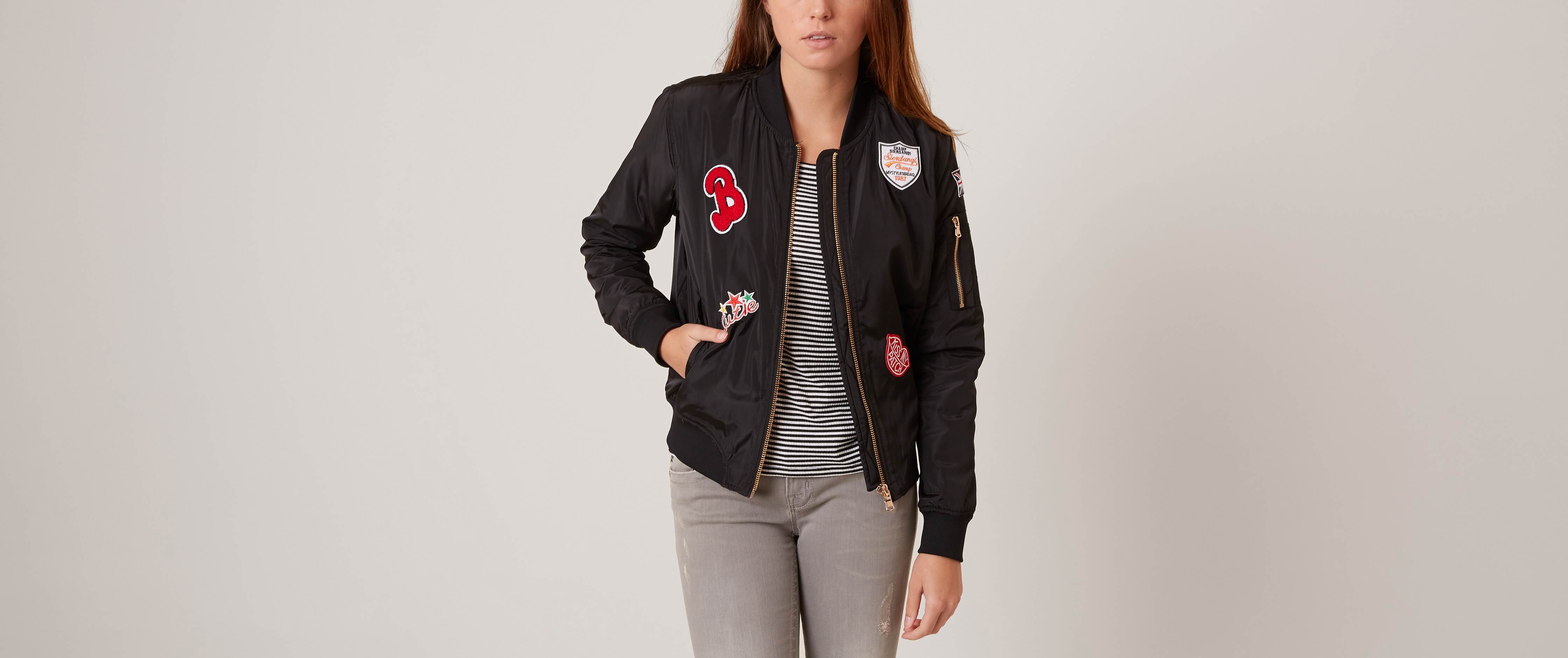 Ci Sono Bomber Jacket - Clothing in Black | Buckle