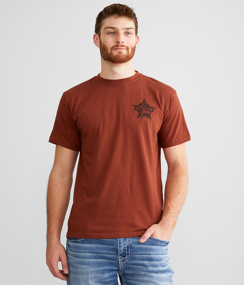 Changes PBR® Get Bucked Circle T-Shirt - Men's T-Shirts in Rust | Buckle Changes PBR® Get Bucked Circle T-Shirt - Men's T-Shirts in Rust | Buckle