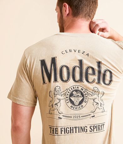 Changes Modelo® Fighting Spirit T-Shirt - Men's T-Shirts in Beige ...