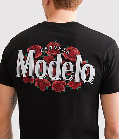 Changes Modelo® Rose T-Shirt - Men's Graphic T-Shirts in Black | Buckle