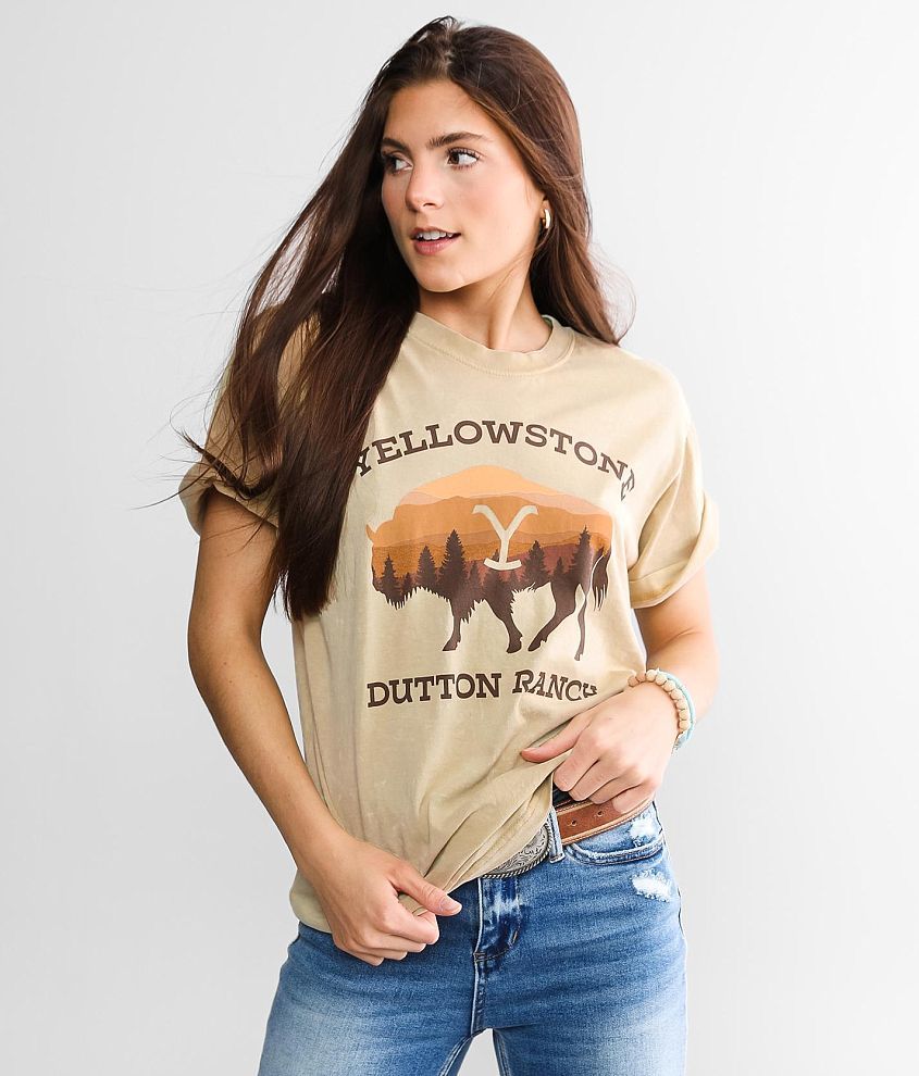 Yellowstone Dutton Ranch T-Shirt - Women's T-Shirts in Natural | Buckle