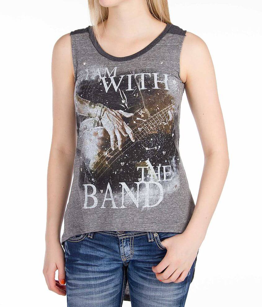 The Classic I Am With The Band T-Shirt - Women's T-Shirts in Grey | Buckle