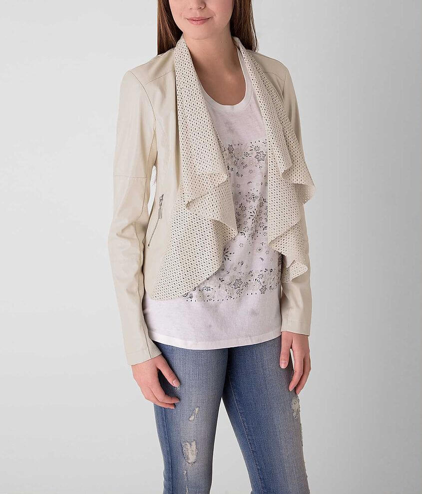 BKE Perforated Jacket - Women's Coats/Jackets in Bone | Buckle