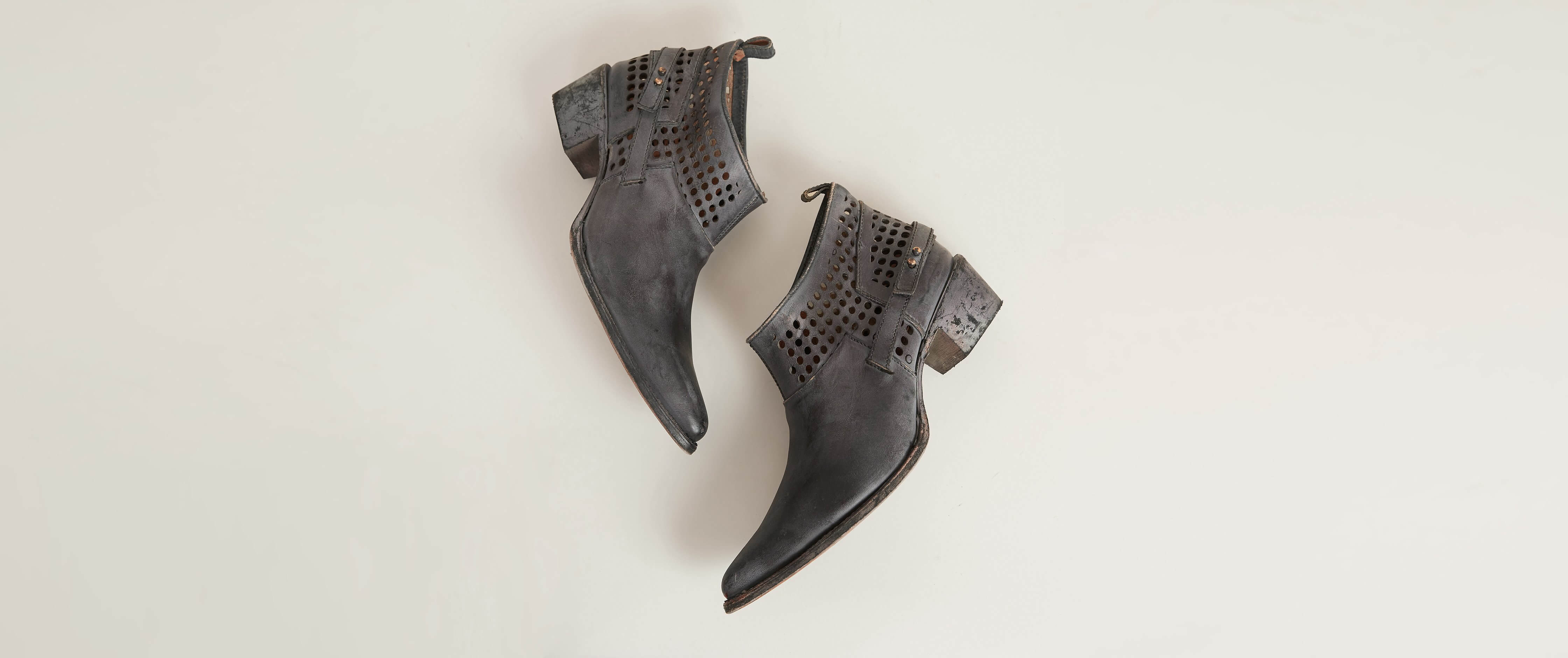 Corral Laser Cut Boot - Women's Shoes in Black | Buckle