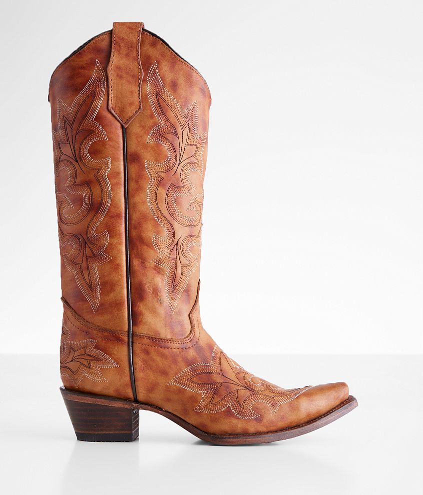 Circle G by Corral Embroidered Western Leather Boot - Women's Shoes in ...