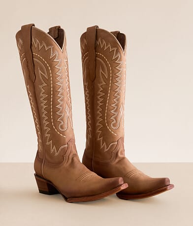 Circle G by Corral Western Leather Boot - Women's Shoes in LD Sand ...