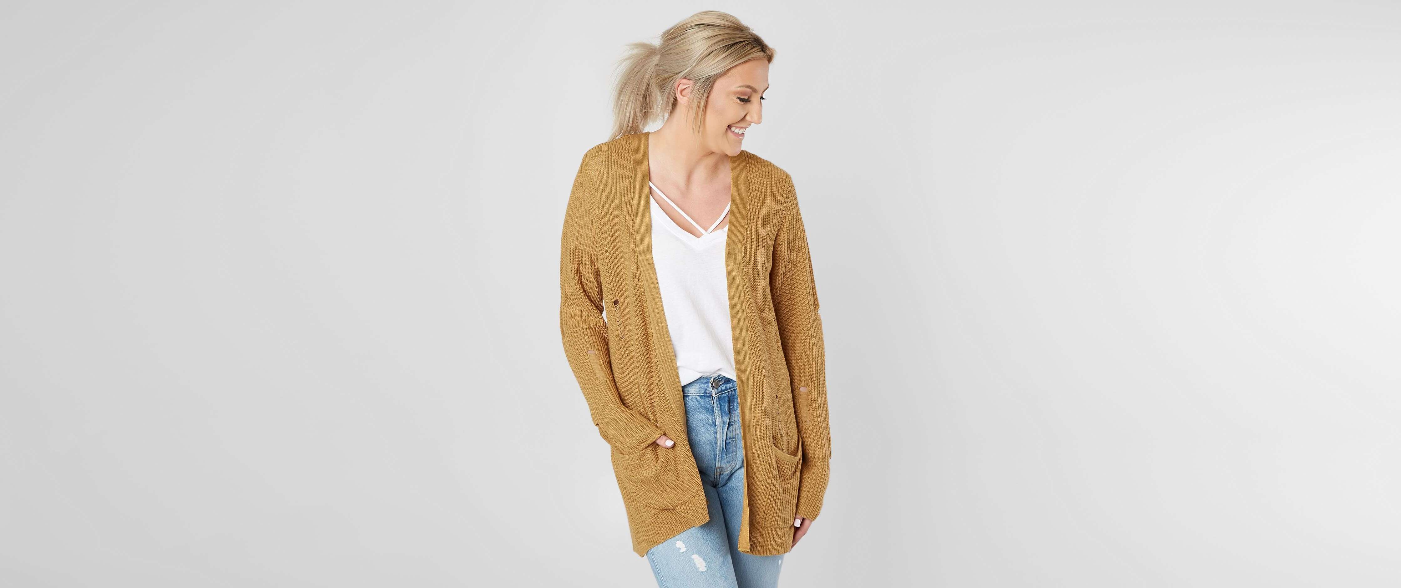 Daytrip Grandpa Cardigan Sweater - Women's Sweaters in Apple Cinnamon ...