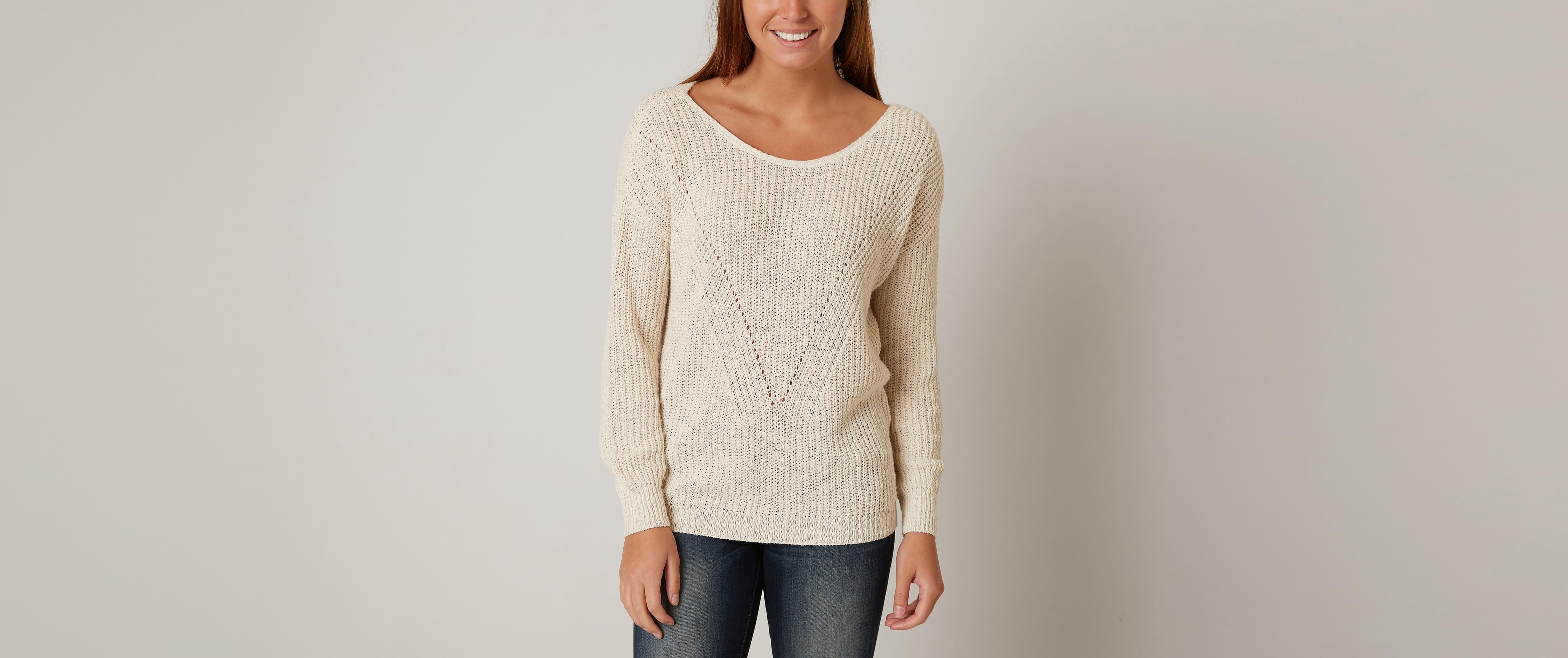 Daytrip Open Weave Sweater - Women's Sweaters in Beige | Buckle