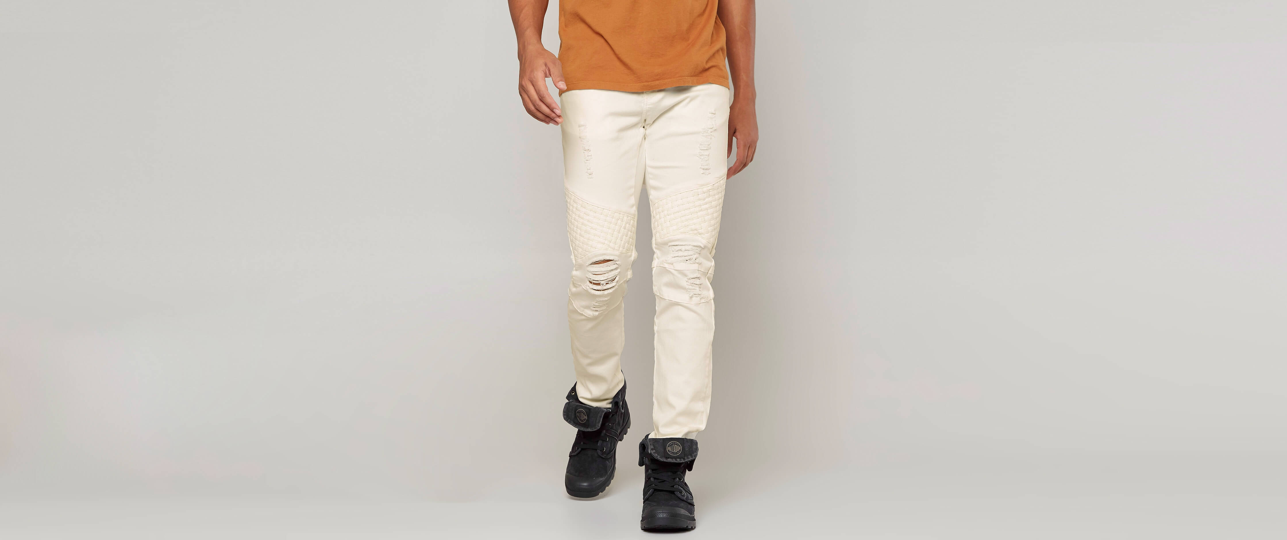 Crysp Denim Biker Skinny Stretch Jean - Men's Jeans in Vermeer | Buckle