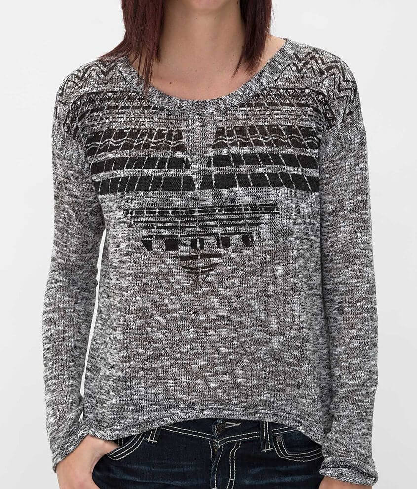 Daytrip Marled Top - Women's Shirts/Blouses in Charcoal | Buckle