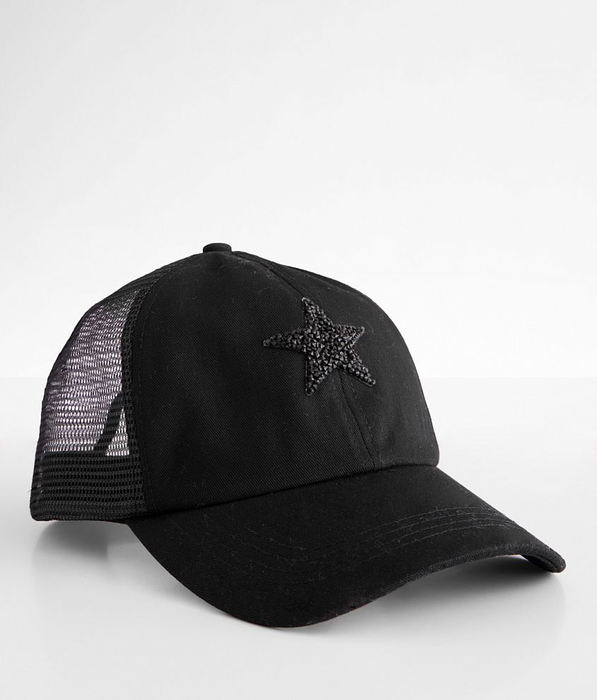 David & Young Glitz Star Baseball Hat - Women's Hats in Black | Buckle