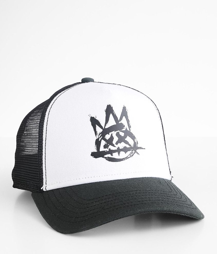 Cult of Individuality Brushed Logo Trucker Hat - Men's Hats in White ...
