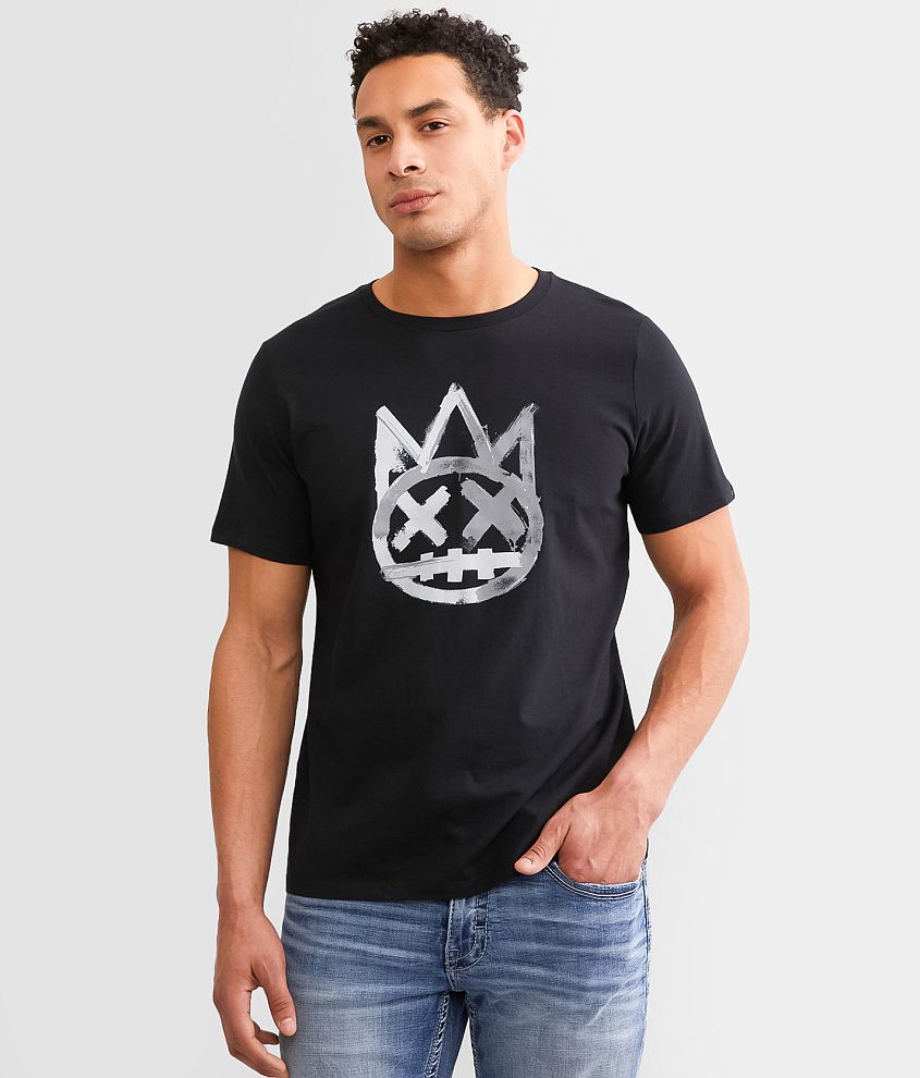 Cult of Individuality Shimuchan Brush T-Shirt - Men's T-Shirts in Black ...