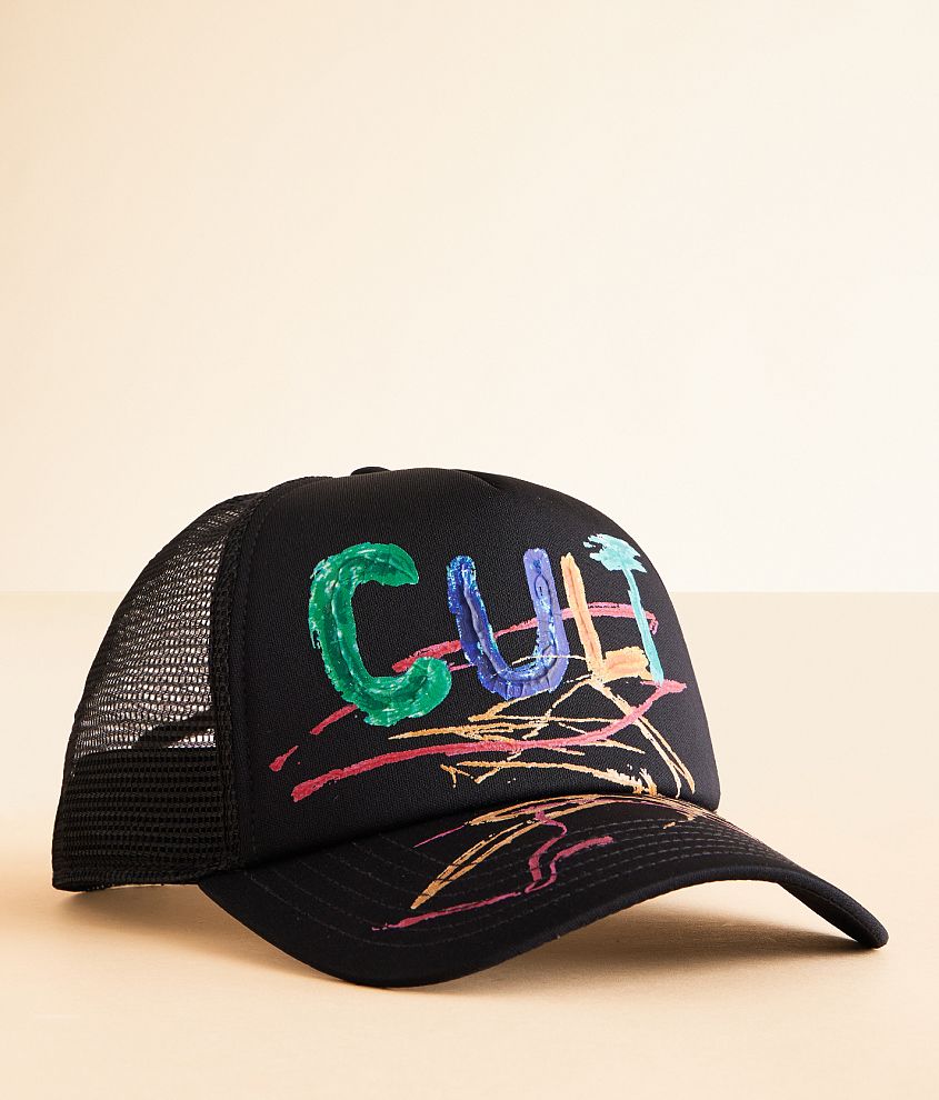 Cult of Individuality Shimuchan Trucker Hat - Men's Hats in Black | Buckle