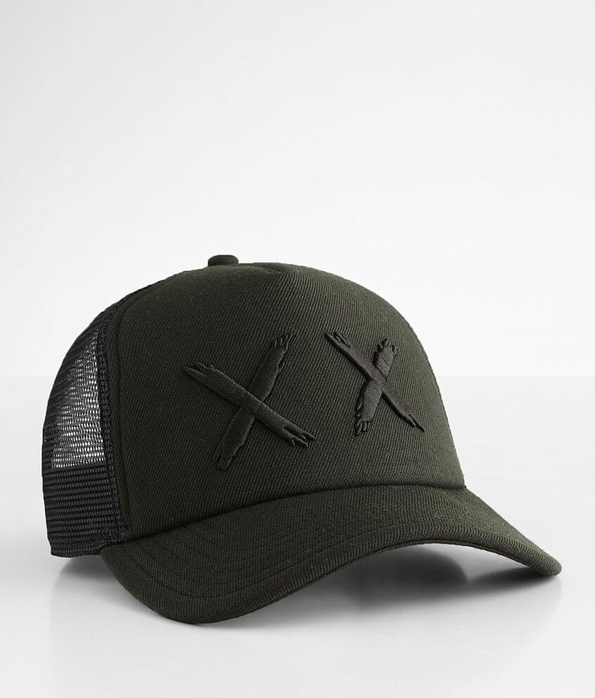 Cult of Individuality Embroidered Trucker Hat - Men's Hats in Black ...