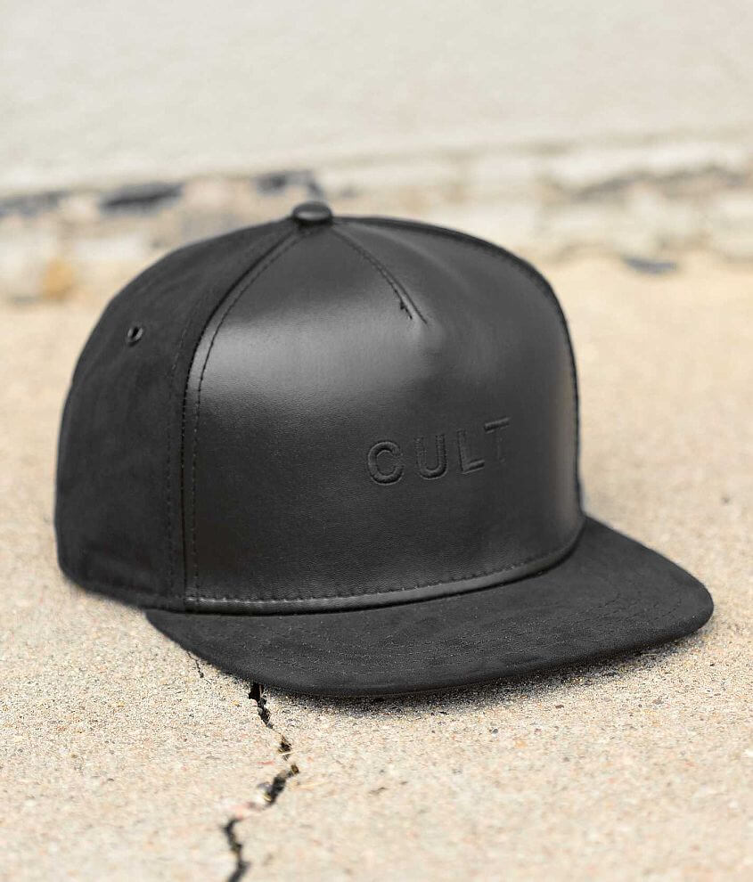 Cult of Individuality Embroidered Hat - Men's Hats in Black Suede | Buckle