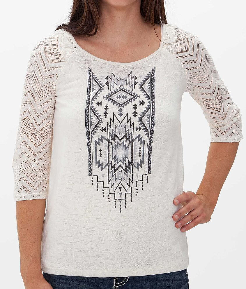 Daytrip Southwestern Top - Women's Shirts/Blouses in Cream | Buckle