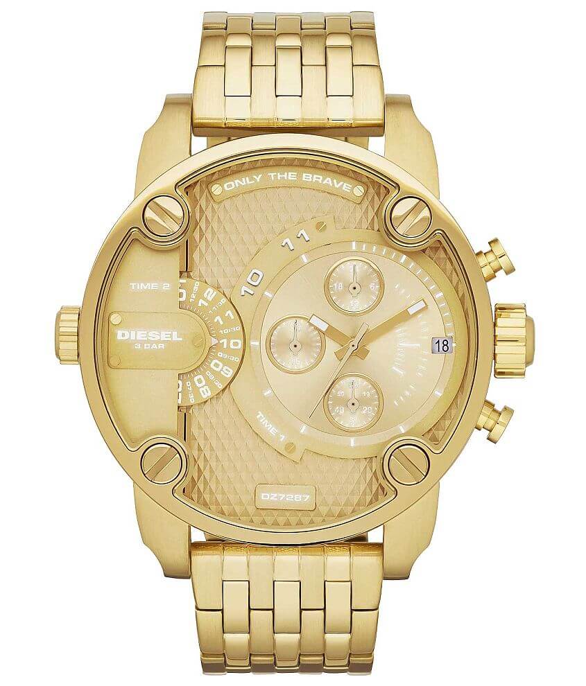 Diesel Little Daddy Watch - Men's Watches in Gold | Buckle