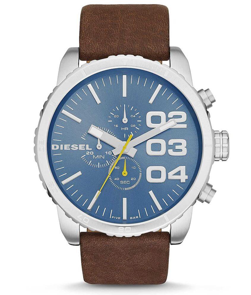 Diesel Double Down Watch - Men's Watches in Brown | Buckle