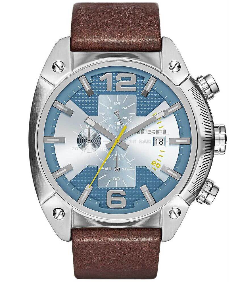 Diesel Overflow Watch - Men's Watches in Brown | Buckle