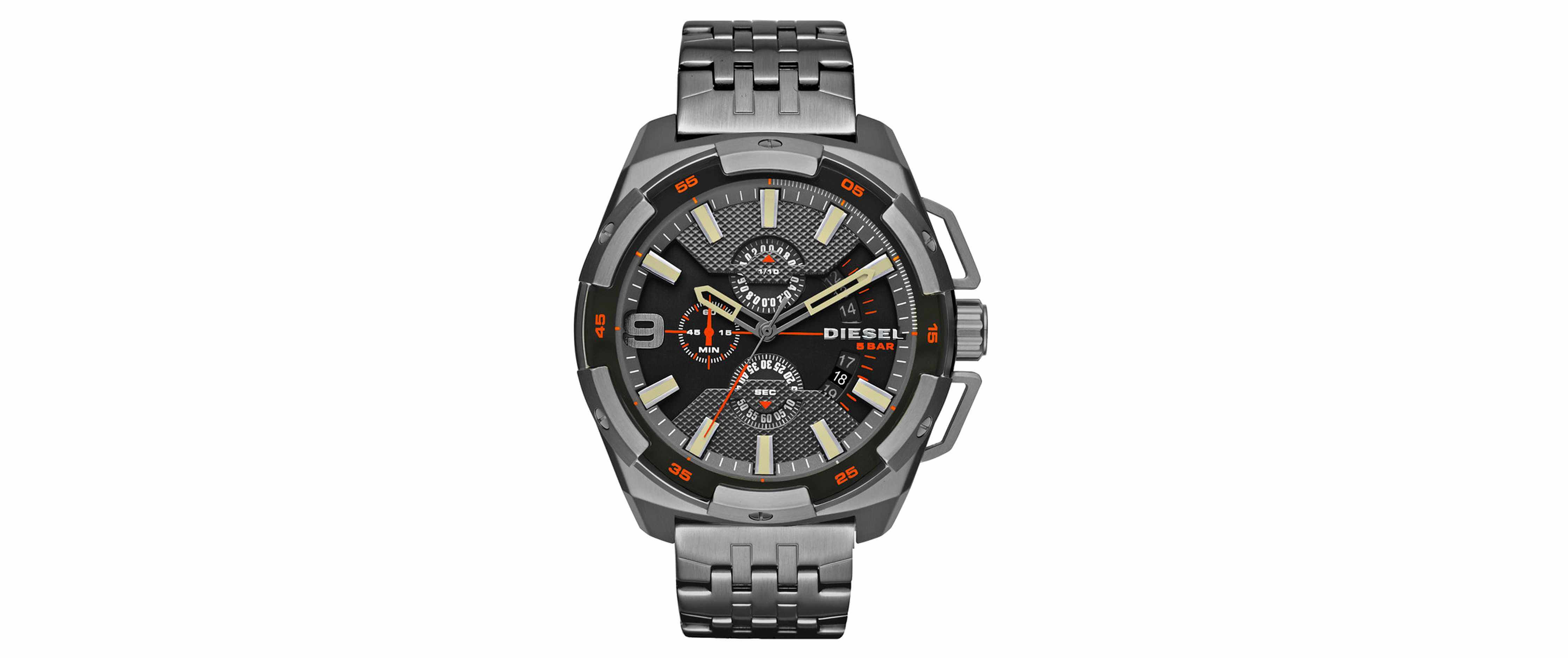 Diesel Heavyweight Watch - Men's Watches in Gunmetal | Buckle