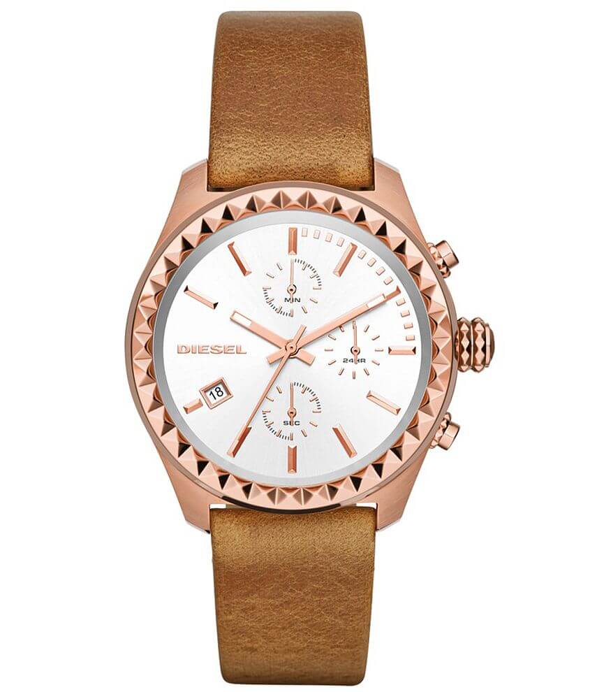 Diesel Round Watch - Women's Watches in Rose Gold | Buckle