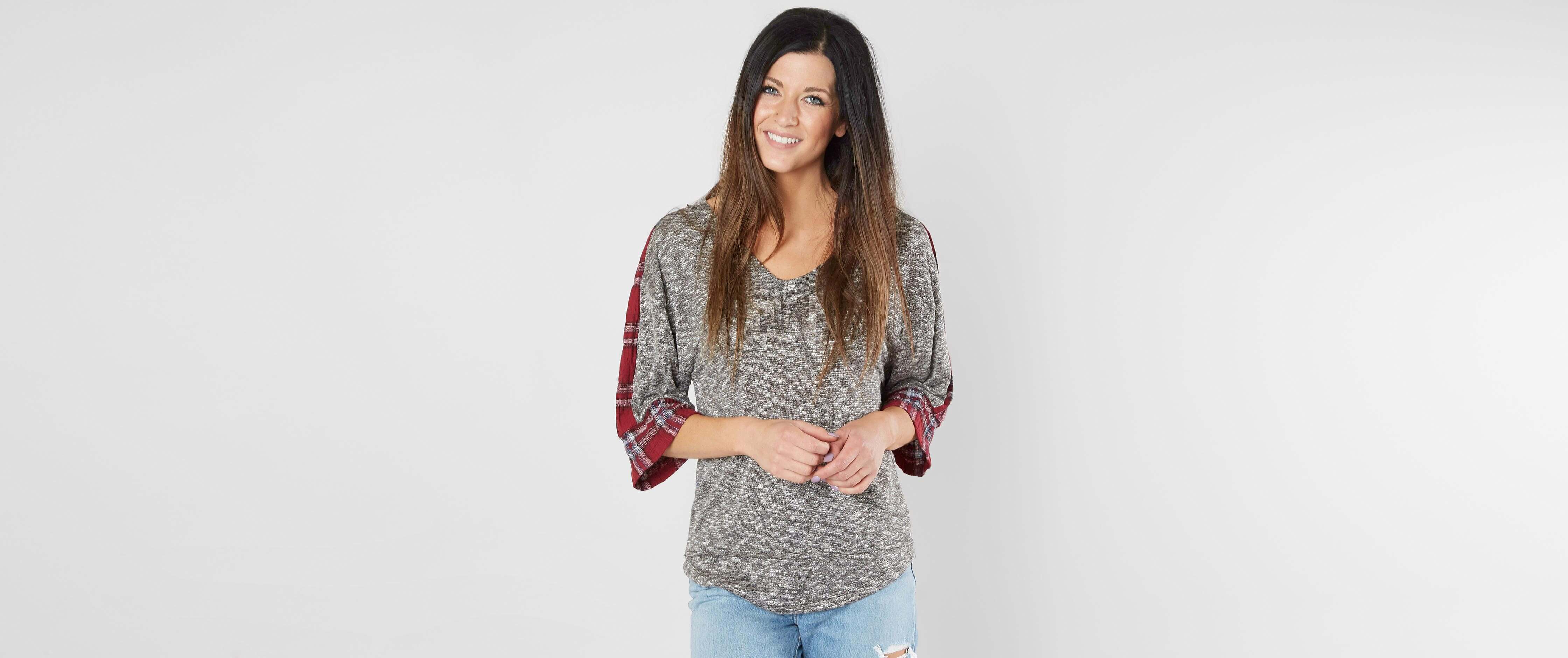 Daytrip Marled Knit Top - Women's Shirts/Blouses in Heather Grey | Buckle