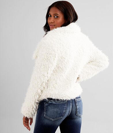 Hyfve Sherpa Flyaway Jacket - Women's Coats & Jackets in Ivory | Buckle