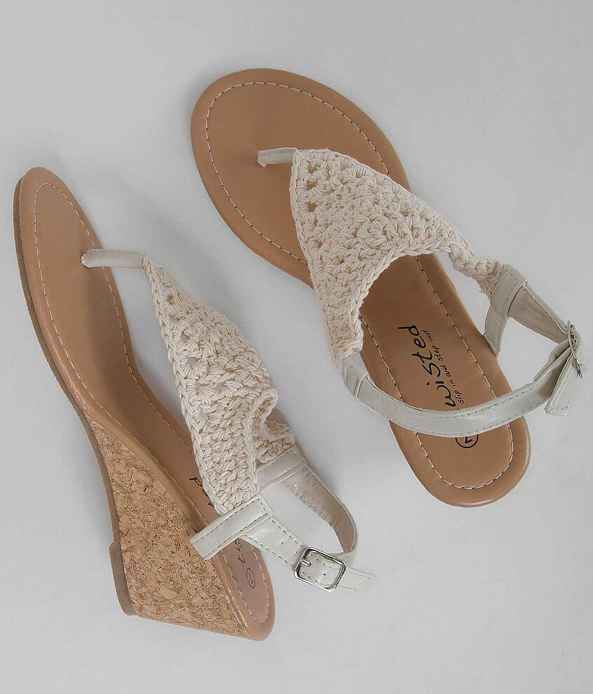 Twisted Riley Sandal - Women's Shoes in Beige | Buckle