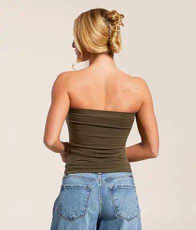 Freshwear Knit Tube Top - Women's Shirts & Blouses in Brown | Buckle