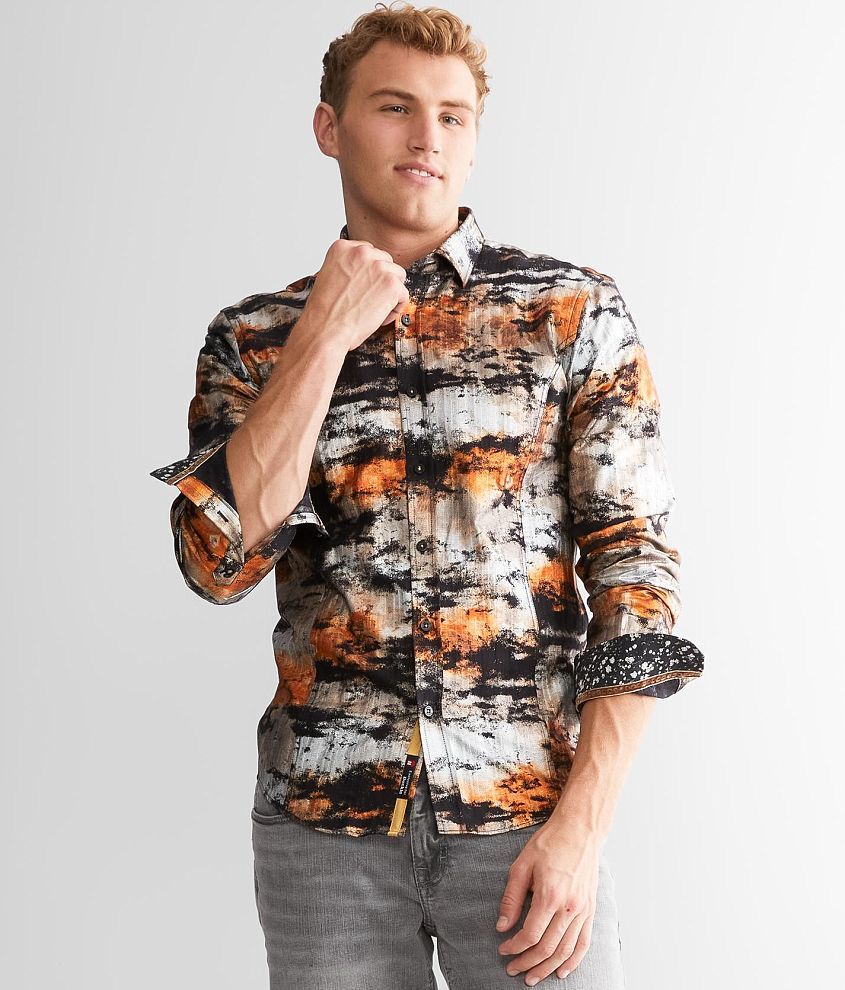 Eight X Foiled Shirt - Men's Shirts in Multi | Buckle