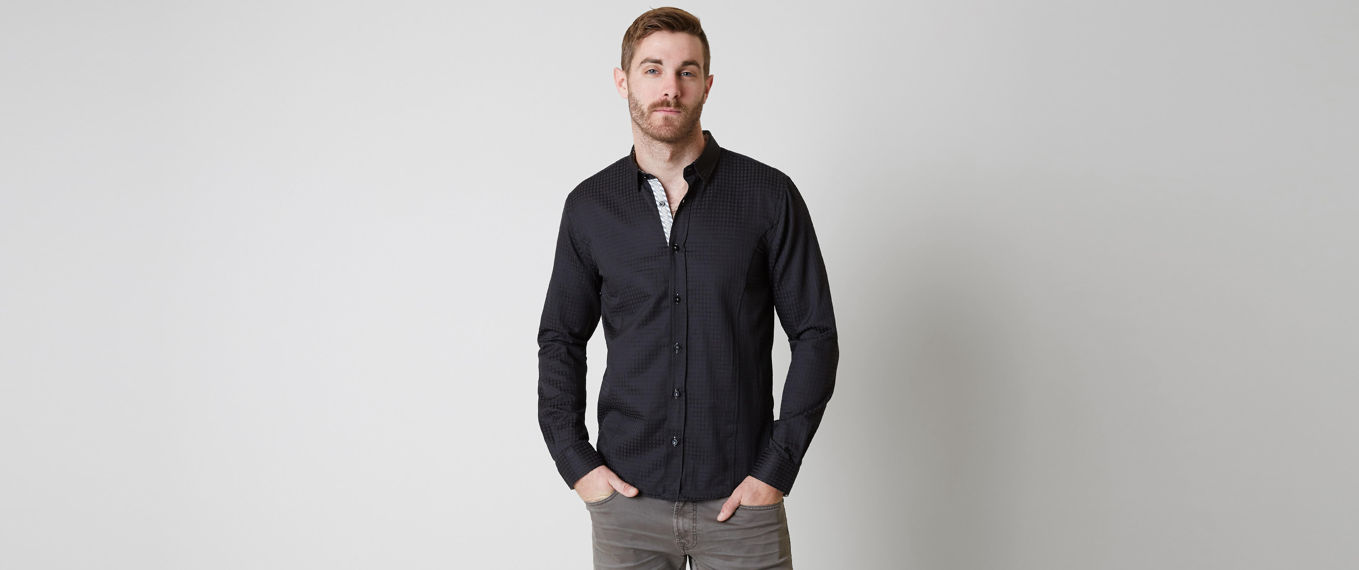 Eight X Printed Shirt - Men's Shirts in Black | Buckle