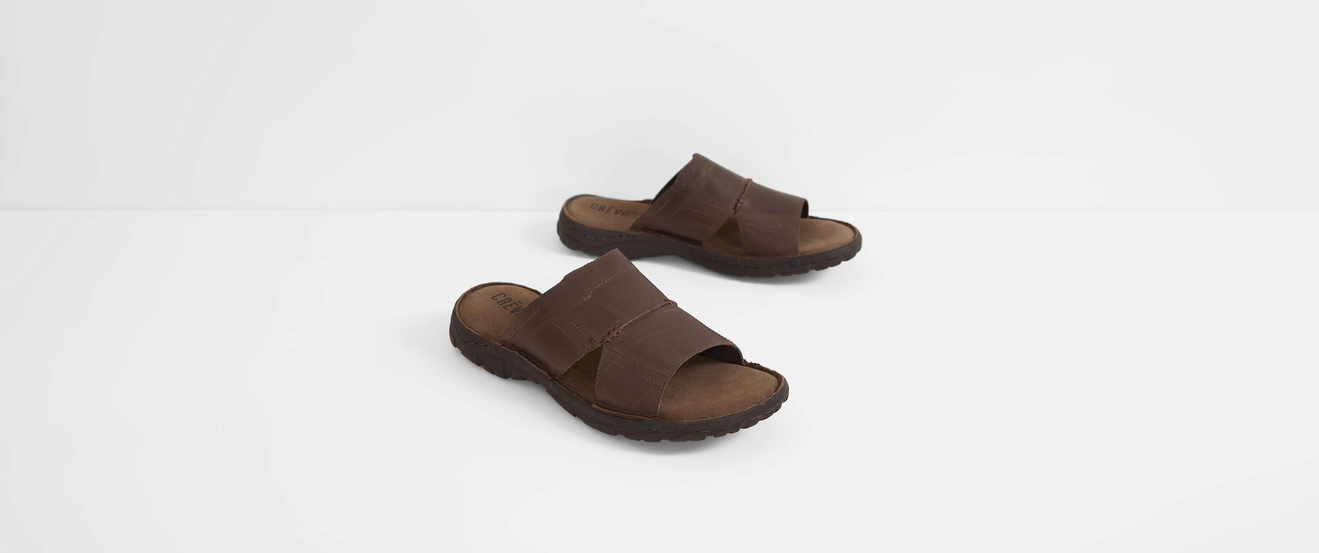 Crevo Pismo Leather Sandal - Men's Shoes in Brown | Buckle