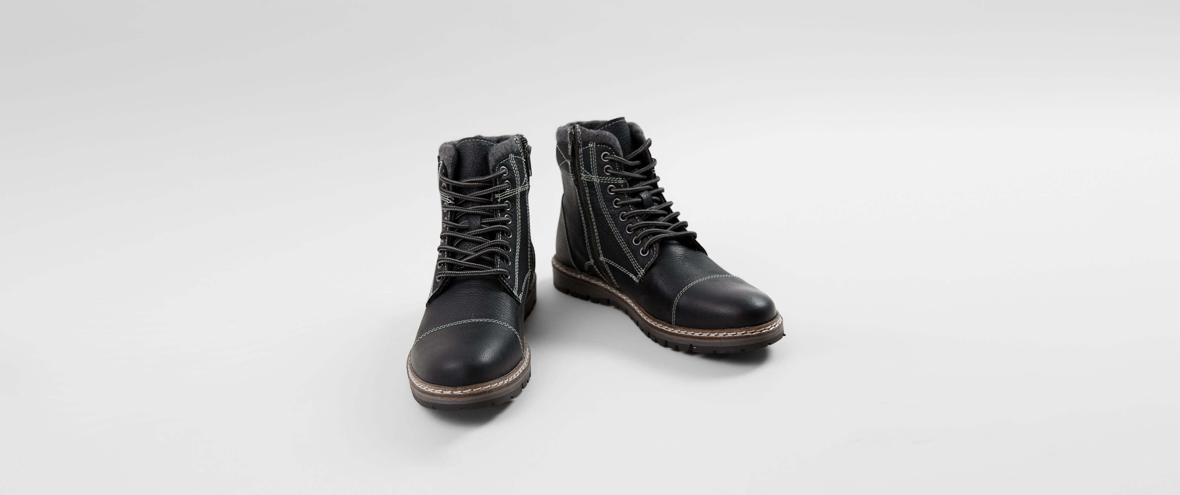 Crevo Fulham Leather Boot - Men's Clothing in Black | Buckle