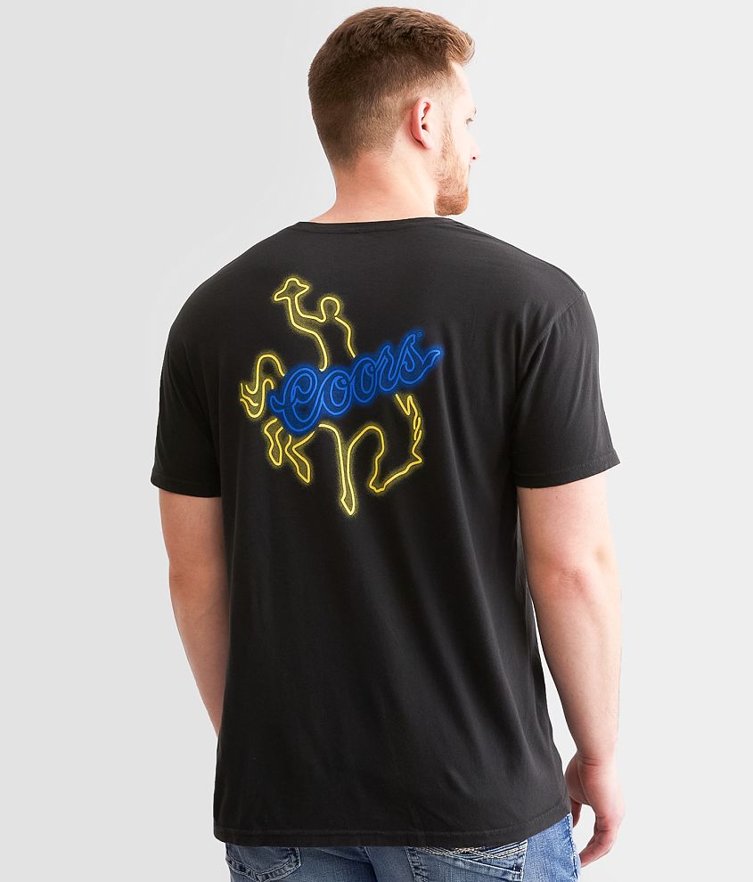 Retro Brand Coors® Neon Rodeo T-Shirt - Men's T-Shirts in Black | Buckle