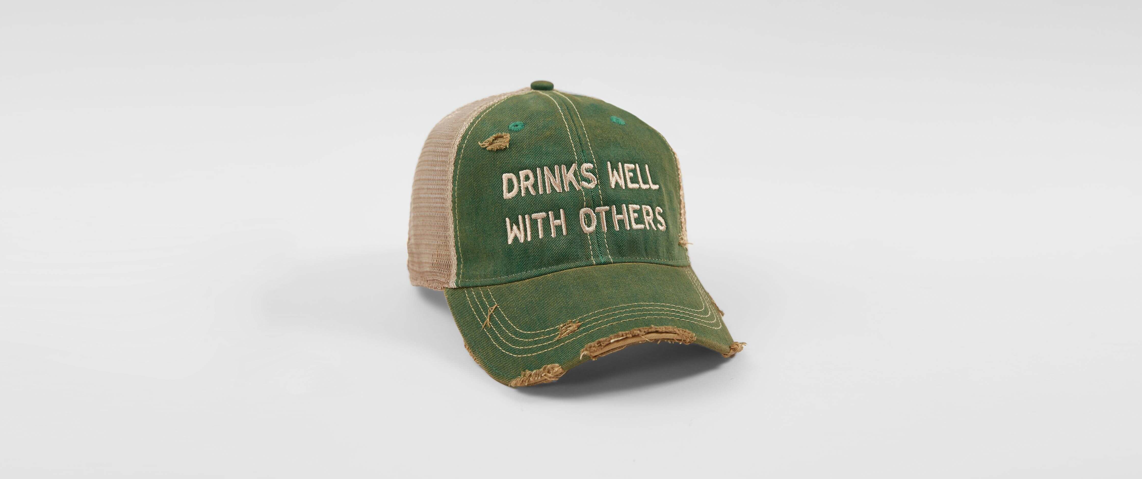 Retro Brand Drinks Well With Others Baseball Hat - Women's Hats in ...