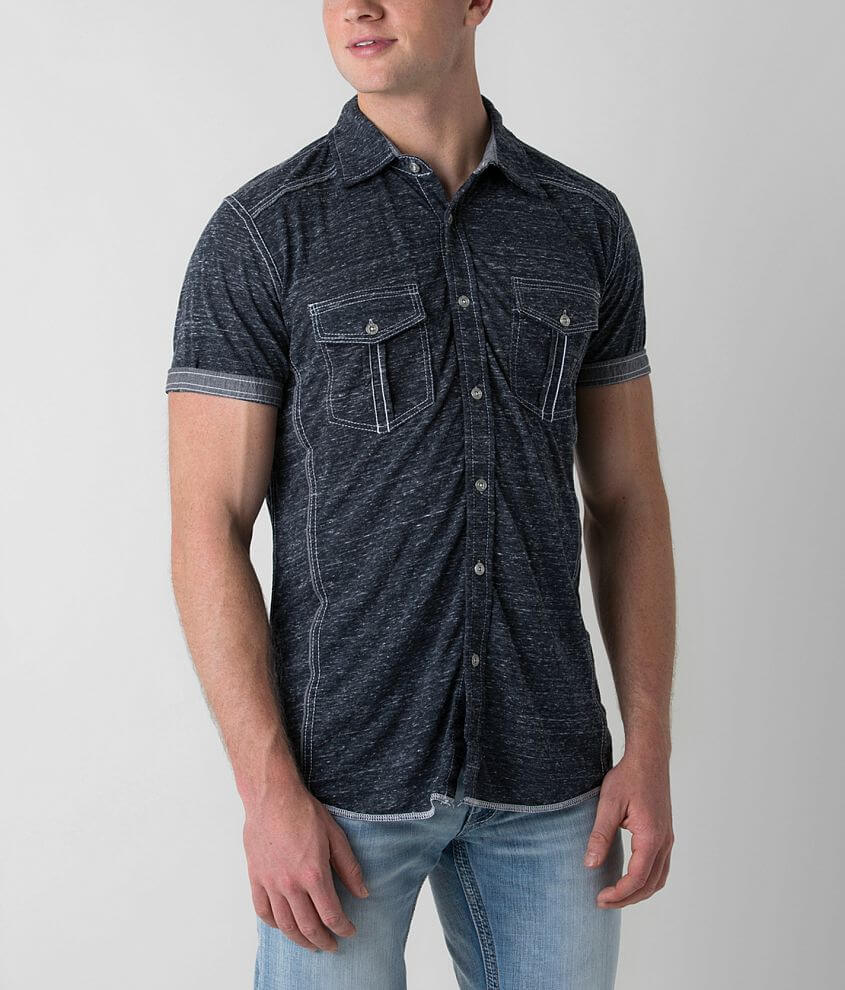BKE Adrian Shirt - Men's Shirts in Navy | Buckle